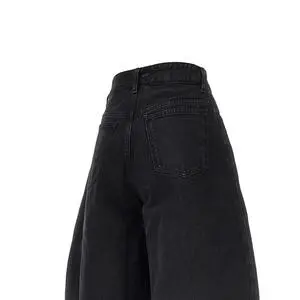 Jacquemus Ovalo' Denim Pants - Black