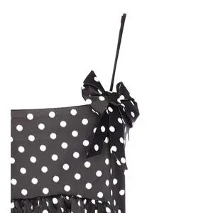 GANNI Polka Dots Satin Mini Dress