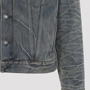 Acne Studios Regenerative Cotton Denim Trucker Jacket
