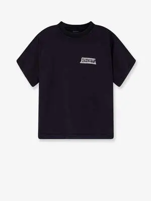 Balenciaga Used Effect Cotton T-shirt - Multicolor