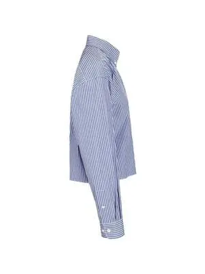 Miu Miu Poplin Shirt With Logo