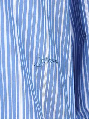 GANNI Striped Shirt - Blue