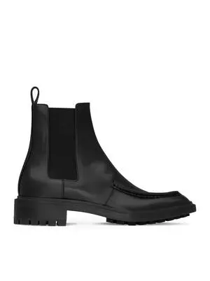 Saint Laurent Joe Smooth Leather Chelsea Boots