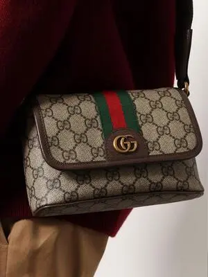 Gucci Mini Ophidia Gg Fabric Crossbody Bag