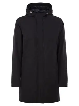 Herno Stretch Technical Fabric Hooded Padded Parka - Multicolor