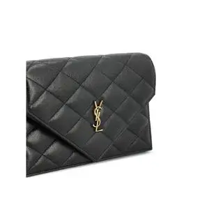 Saint Laurent Quilted Lambskin Shoulder Bag