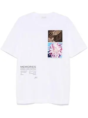 Dries Van Noten Heer Pr 1600 M.k.ss.t-shirt Whi - White