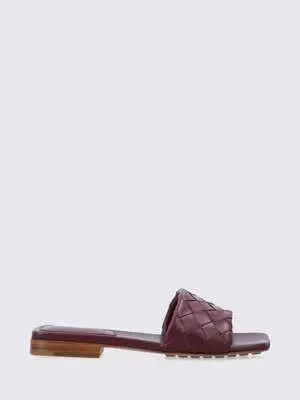 Bottega Veneta Leather Sandals - Red