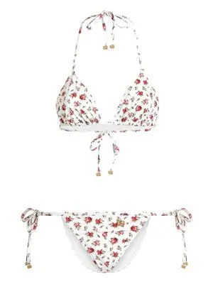 Dolce & Gabbana Roses Print Bikini Set - Multicolor