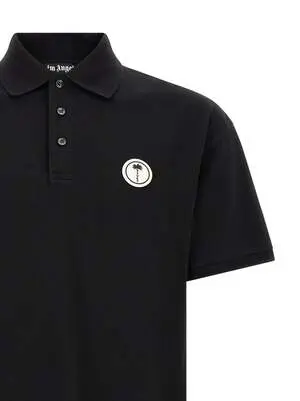 Palm Angels Logo Patch Polo Shirt