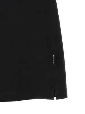 Palm Angels Logo Patch Polo Shirt - Black