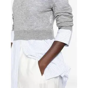 Alexander Wang Crew Neck Jumper - Gray