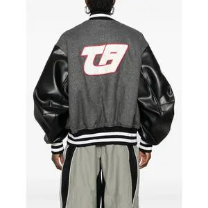 Attico Grey Jackets Bomber Jackets - Gray