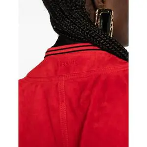 Versace Leather Jacket - Red