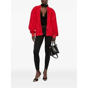 Versace Leather Jacket - Red