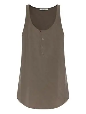 LEMAIRE Wide-neck Top - Green