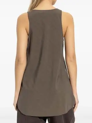 LEMAIRE Wide-neck Button-down Tank Top