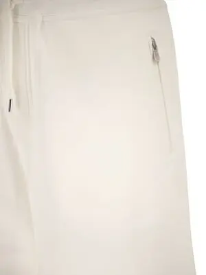 Brunello Cucinelli Techno Cotton Fleece Bermuda Shorts