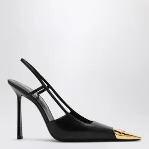 Saint Laurent Jeanne Slingback Pumps - Black