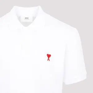 AMI Paris Polo Shirt - White