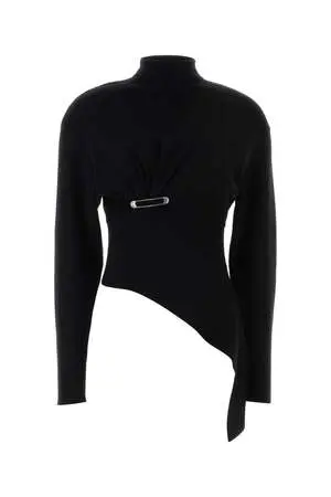LANVIN Wool Blend Sweater - Black