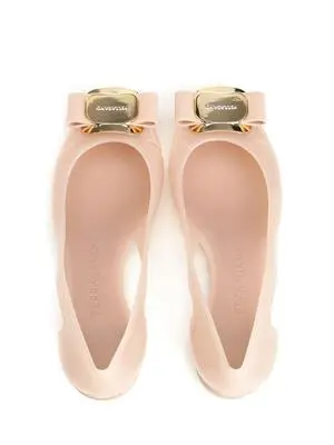 FERRAGAMO Vara Bow Jelly Ballerinas - Multicolor