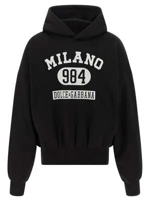 Dolce & Gabbana Drop Shoulder Sweatshirts Hoodies For Men