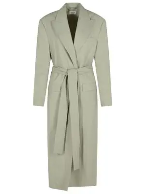 P.a.r.o.s.h Viscose Blend Duster - Green