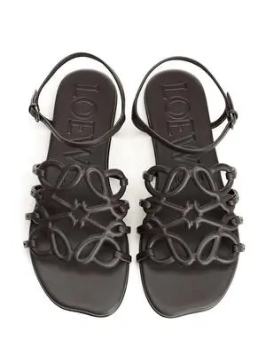Loewe Petal Sandals - Brown