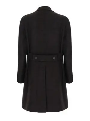 Tagliatore Arden Double-breasted Wool Blend Coat