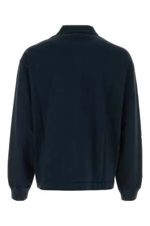 Prada Navy Cotton Polo Shirt