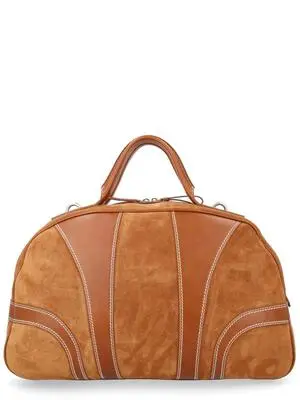 Dries Van Noten Suede Duffle Bag