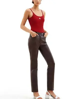 COURREGES Tank Top In Maglia Reedition