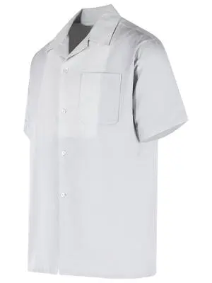 MAISON MARGIELA Cotton Shirt With Grey Bowling Collar