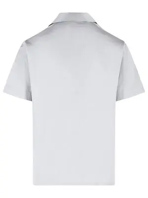 MAISON MARGIELA Cotton Shirt With Grey Bowling Collar