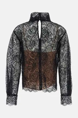 ROTATE BY BIRGER CHRISTENSEN Lace Long Sleeve Blouse