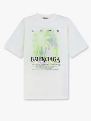 Balenciaga The Window Cotton T-shirt - White
