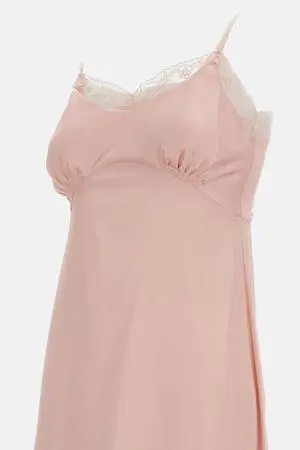 Simone Rocha Lace Trim Slip Dress - Multicolor