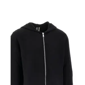 Rick Owens Cashmere-blend Knit Zip-up Hoodie