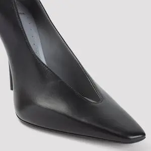 Balenciaga Leather Duchesse Pump - Black