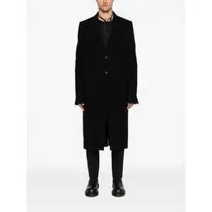 Rick Owens Coats Single Breasted Coats