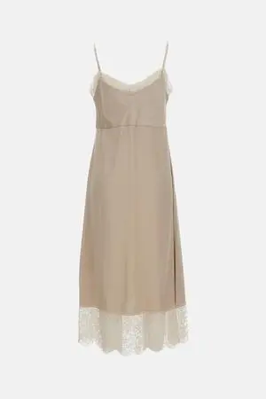 Simone Rocha Lace Trim Slip Dress