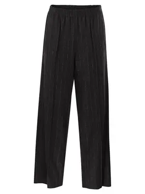 Brunello Cucinelli Pinstriped Flannel Trousers - Multicolor