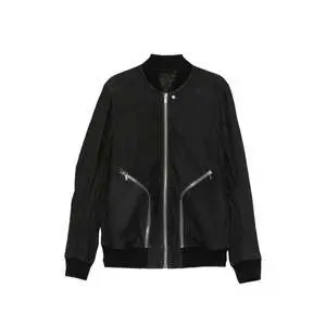 Rick Owens Jackets Bomber Jackets - Black