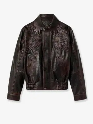 GOLDEN GOOSE Palmer Leather Jacket - Multicolor
