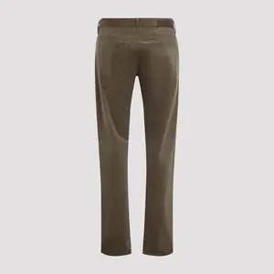Giorgio Armani Five-pocket Corduroy Trousers - Green