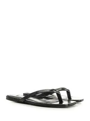 TOTEME Croco-embossed Flip Flops