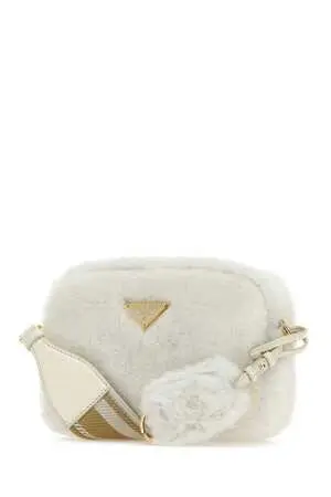 Prada Shearling Crossbody Bag
