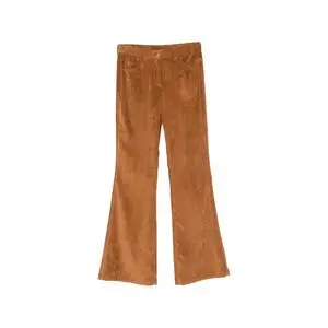 Moncler Trousers Flared Trousers - Brown
