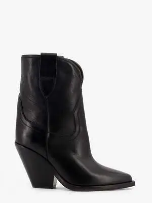 Isabel Marant Étoile Leyane Leather Boots - Black